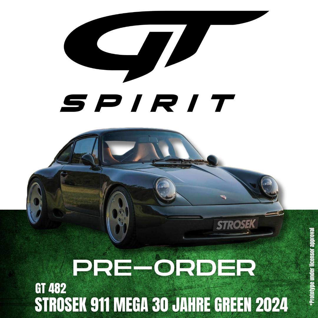 GT Spirit - Strosek Porsche 911 Mega 30 Jahre (Jahre Green) 1:18 Scale ...